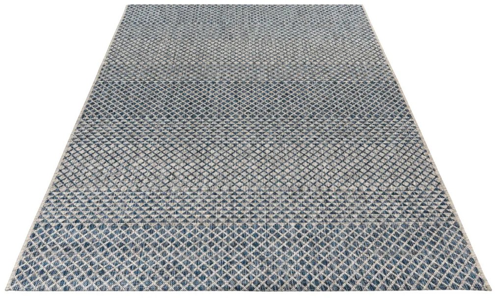 Obsession, Kusový koberec Nordic 877 navy – na ven i na doma, 80x150, modrá, chodba / předsíň