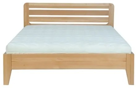 Drewmax Dřevěná postel 80x200 buk LK189 ořech