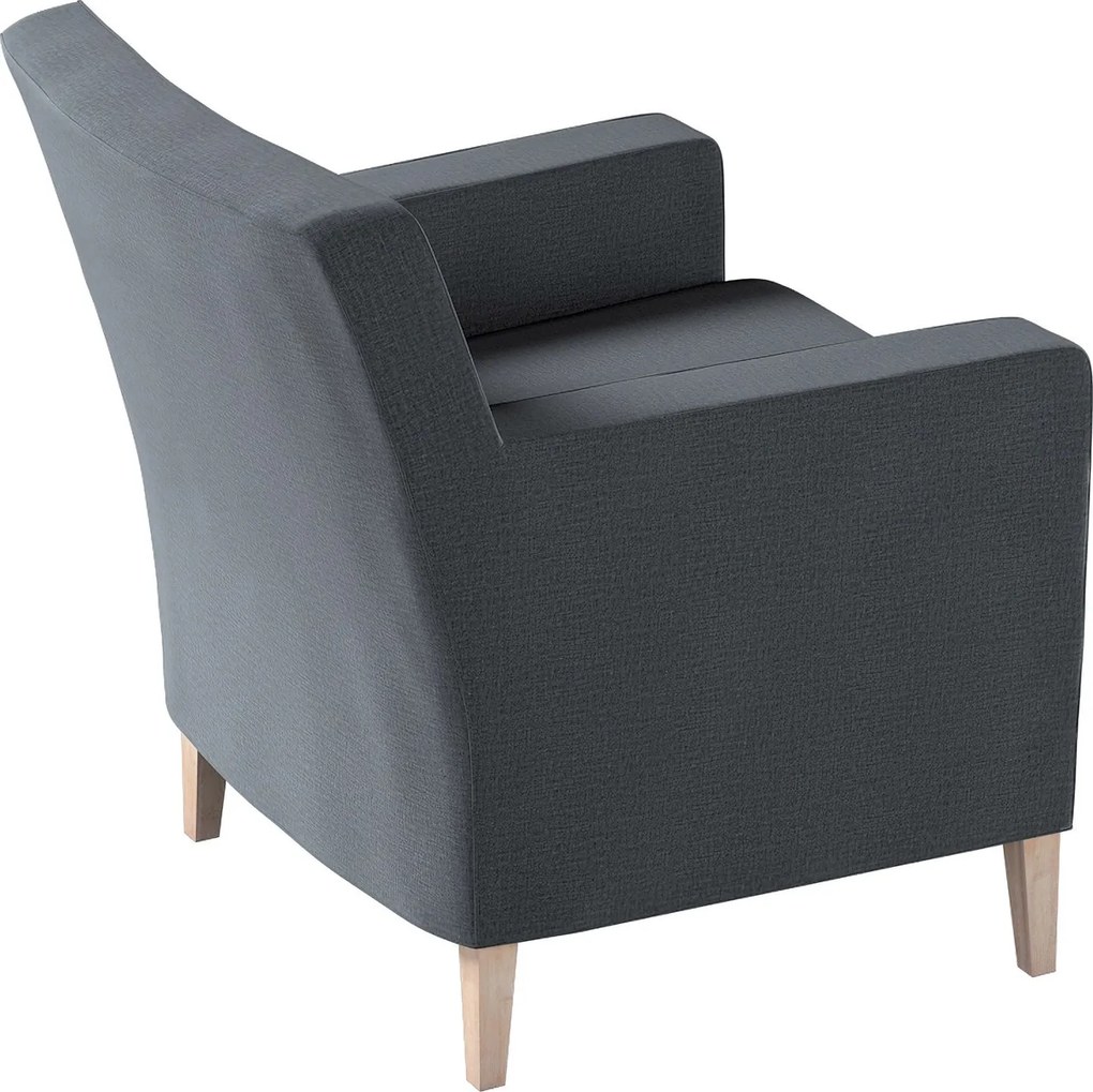 Potah na křeslo IKEA Karlstad barva šedá látka sametová