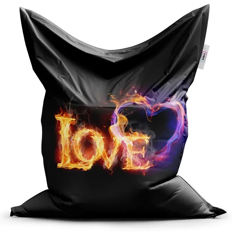 Sablio Sedací vak Classic Love - 200x140 cm