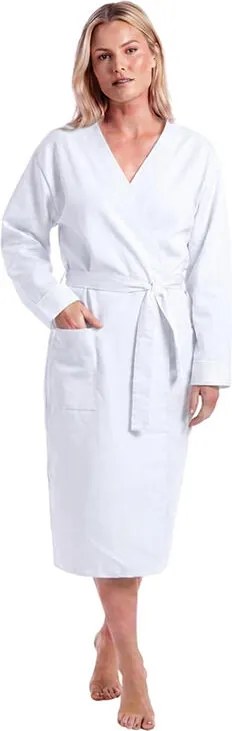 SCANquilt župan FITNESS BAG kimono bílá župan XXL