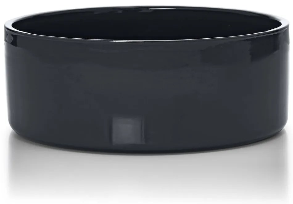 Porcelánová miska pro psa ø 16 cm Scodella Graphite S/M – MiaCara