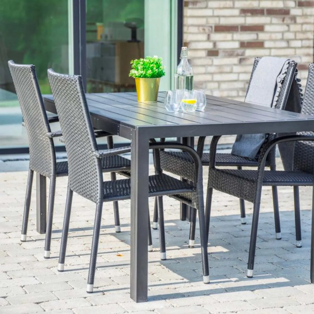 Vikio Zahradní set 140x80 pro 6 osob DT276 antracit