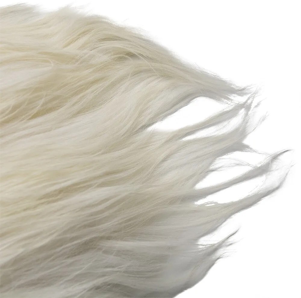 Ovčí kožešina ICELAND WHITE (dlouhý vlas)