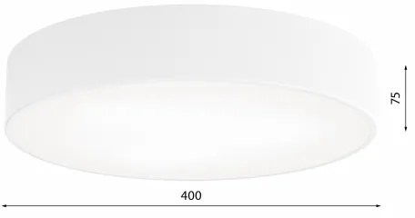 LED Stropní svítidlo CLEO LED/43W/230V 3000K pr. 40 cm bílá