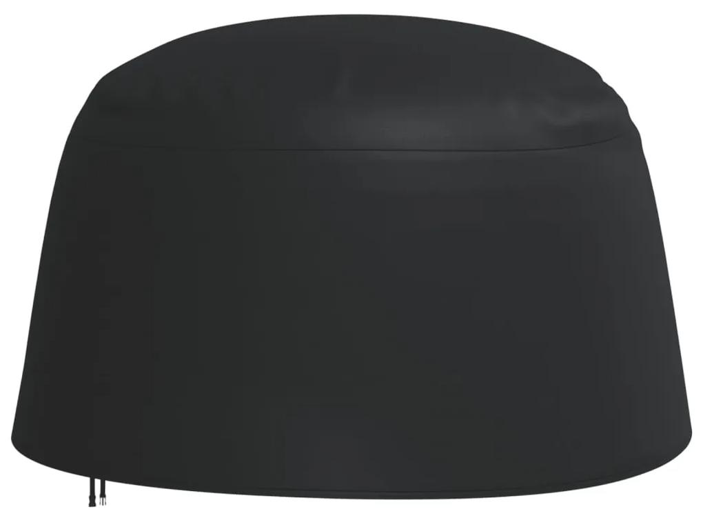 Plachta na závěsné křeslo černá Ø 190 x 115 cm 420D oxford - Default Title