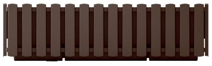 PROSPERPLAST Truhlík - BOARDEE Fencycase Rozměr: 58x18 cm, Barva: hnědá