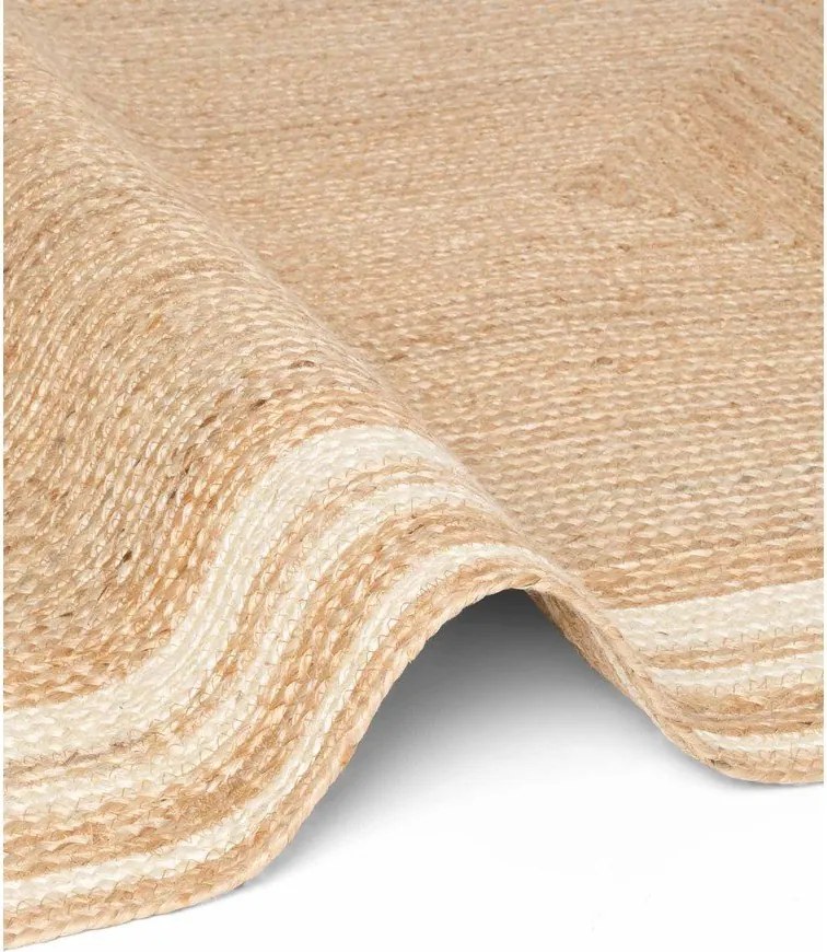 Krémový/v přírodní barvě oboustranný/ručně tkaný jutový koberec 80x150 cm Looma – Hanse Home