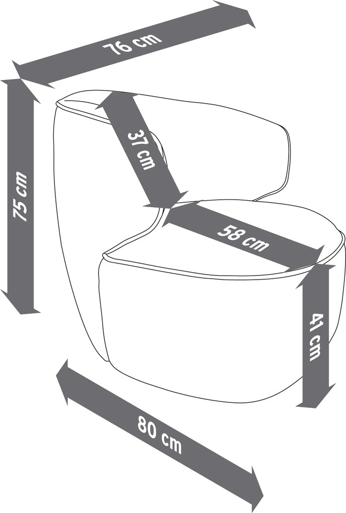 Tchibo - Otočné křeslo - barva: bílá