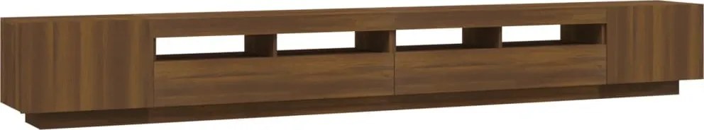 vidaXL TV skříňka s LED osvětlením 300x35x40 cm [3120178] Barva: dub sonoma