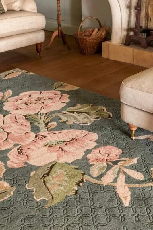 Brink&Campman Laura Ashley Aylworth Trail fern 78607 140x200cm zelená