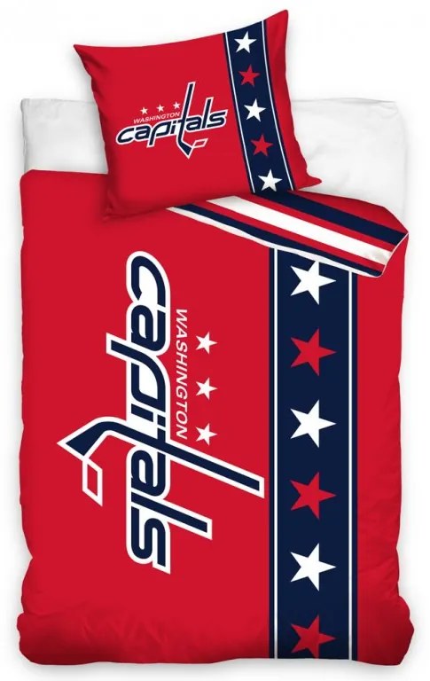 HOKEJOVÉ POVLEČENÍ NHL WASHINGTON CAPITALS BELT 140x200/70x90 cm