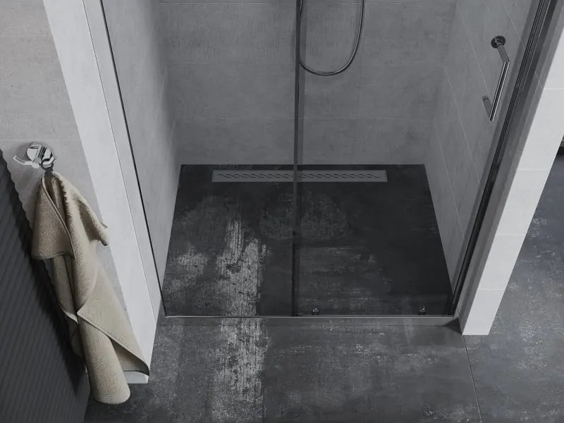 Mexen Apia posuvné sprchové dveře 120 cm, transparentní, chrom - 845-120-000-01-00