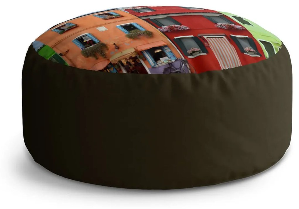 Sablio Taburet Circle Domky: 38x48 cm