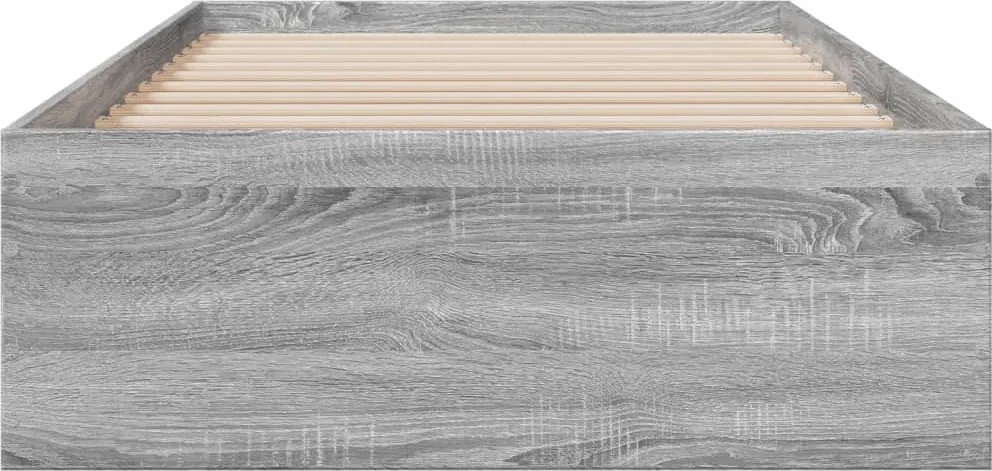 Rám postele se zásuvkami šedý sonoma 90x200 cm kompozitní dřevo 3280431