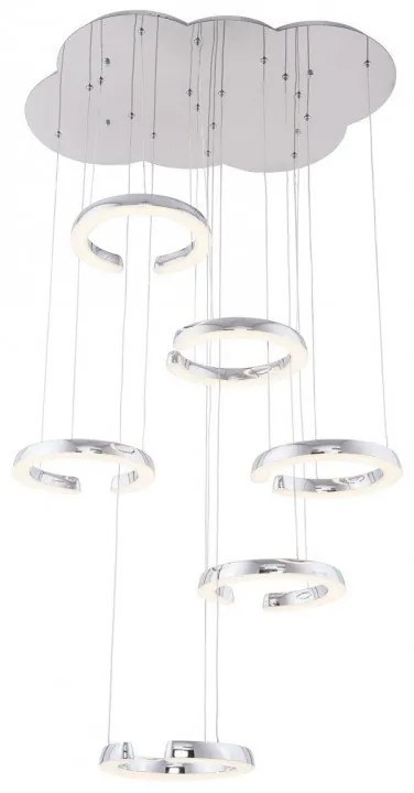 Závěsné LED svítidlo Ozcan 5621-6A chrome