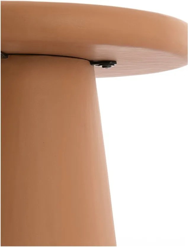 Kulatý konferenční stolek v terakotové barvě ø 60 cm Kulona – Light & Living
