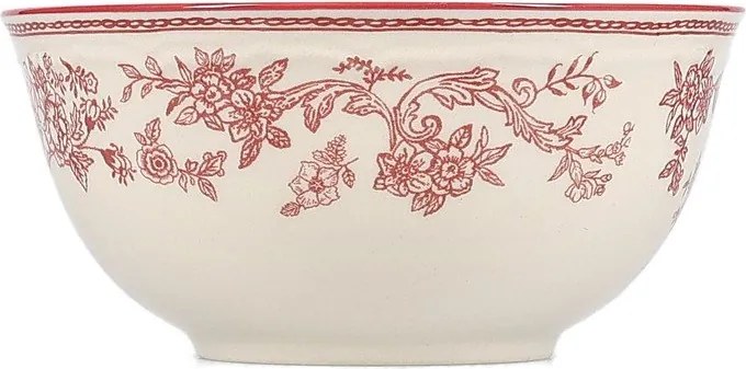 Vínová/slonovinová porcelánová miska Cyril – S|P Collection