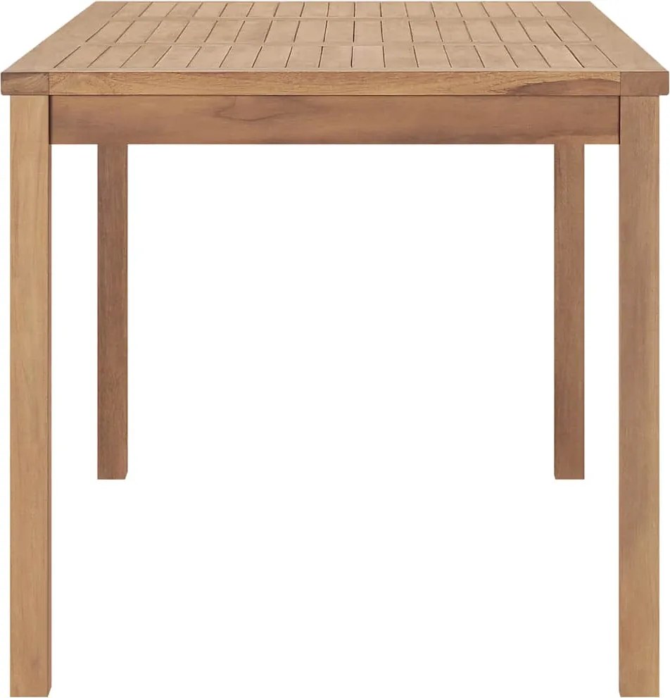 Zahradní jídelní stůl 160 x 80 x 77 cm masivní teakové dřevo 315620