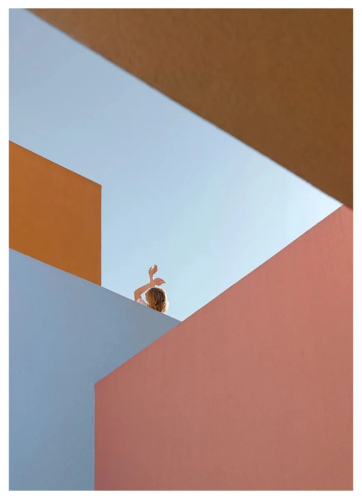 Paper Collective designové moderní obrazy Angular Afternoon (50 x 70 cm) Biano.cz
