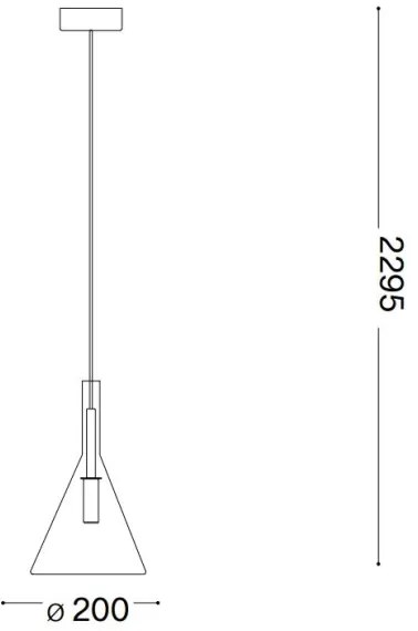 Ideal Lux - LED Lustr na lanku EMPIRE 1xG9/3W/230V