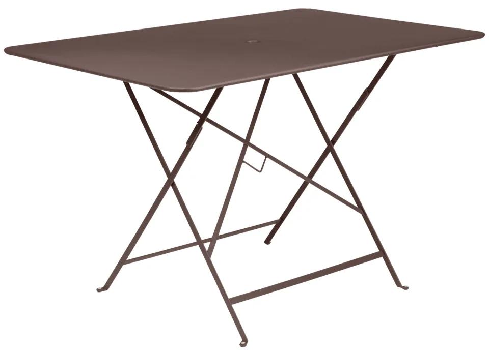 Fermob Skládací stolek BISTRO 117x77 cm - Russet (červenohnědá/povrch struktura)