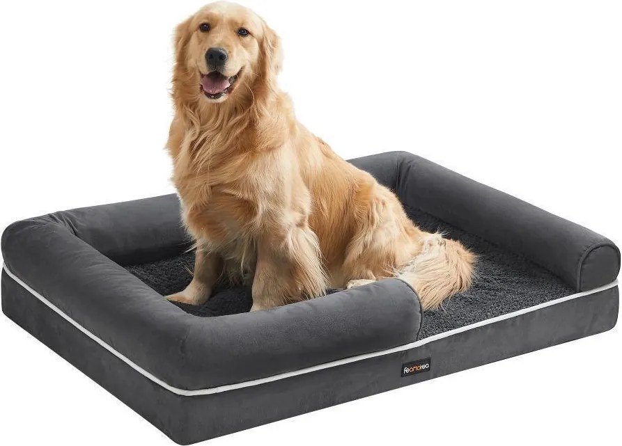 Pelíšek pro psy Dustin 106 cm XL šedý