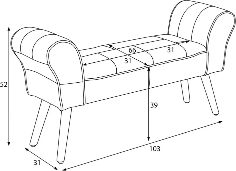 Taburet AK-131 PW2, vícebarevná, látka (103 x 31) cm