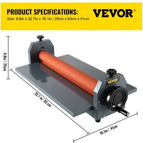 64,8 cm 650 MM Ruční Laminátor za studena Rolovací stroj pro montáž vinylových