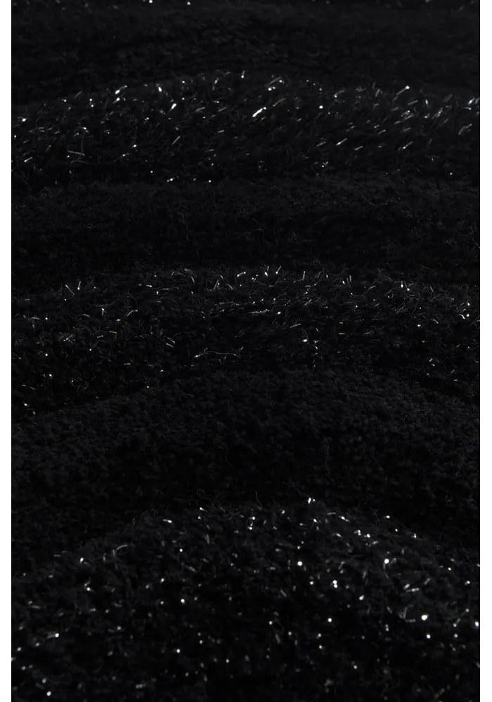 Černé koupelnové předložky v sadě 3 ks 100x60 cm Wave – Foutastic