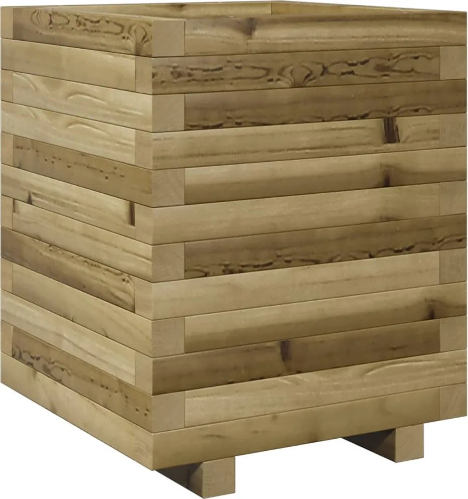 Zahradní truhlík 40 x 40 x 49,5 cm impregnované borové dřevo 3282513