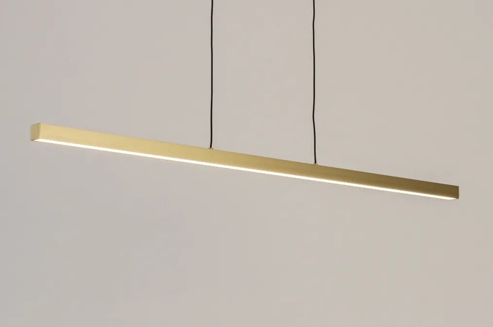 Závěsné designové LED svítidlo nad stůl Corciano L Gold