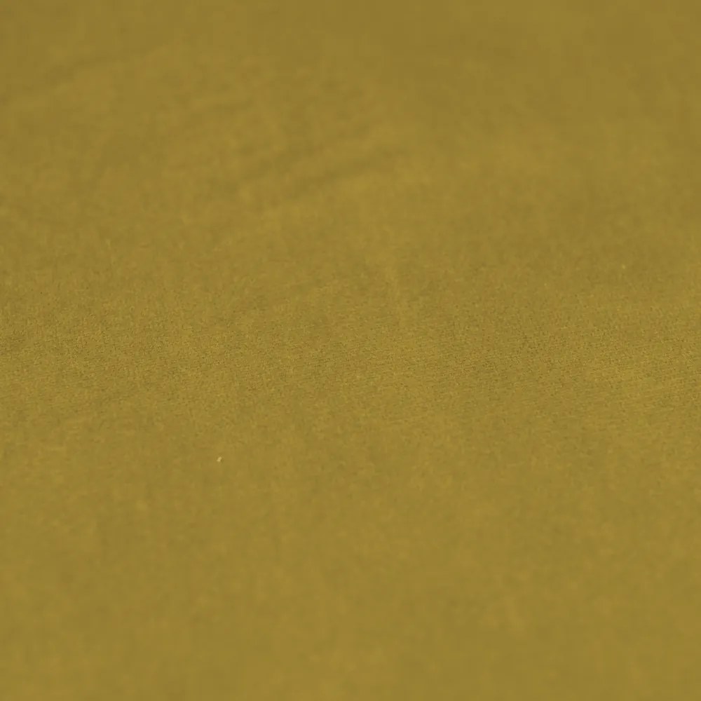 Křeslo ve stylu Art-deco, hořčicová Velvet látka/gold chrom-zlatý, NOBLIN