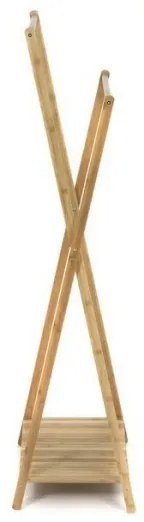 Bambusový věšák na oblečení Compactor Bamboo, dvojitý