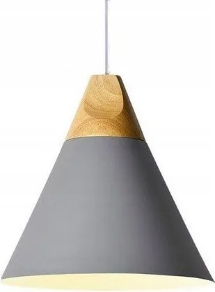Toolight - Závěsná lampa Scandi A 1xE27, šedá, OSW-00103