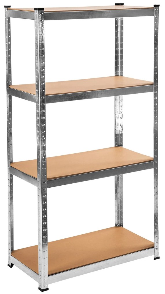 Fistar AKCE - Balíček : 3x Regál 1500x700x300 mm kovový zinkovaný 4-policový, nosnost 700 kg