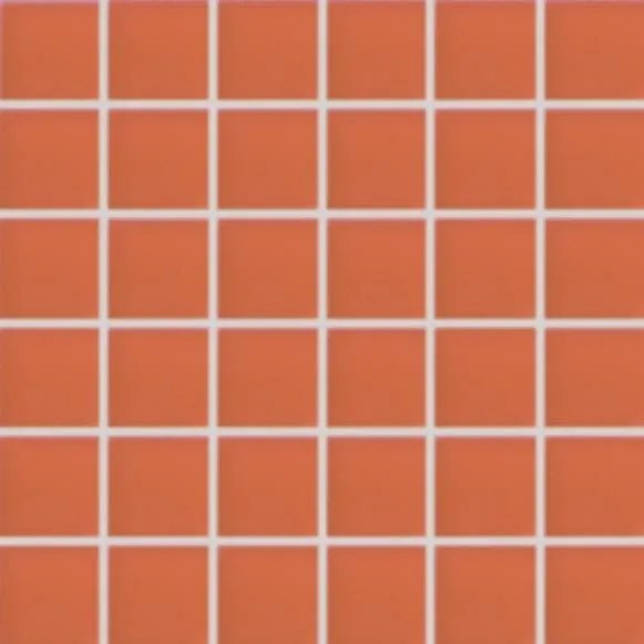 Rako Skleněná Mozaika RAKO Fashion VDM05048 mozaika (5x5) oranžová 30x30 - 116976