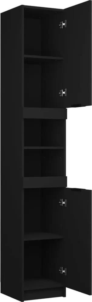 vidaXL Koupelnová skříňka 32x34x188,5 cm kompozitní dřevo [817071] Barva: Betonová šedá