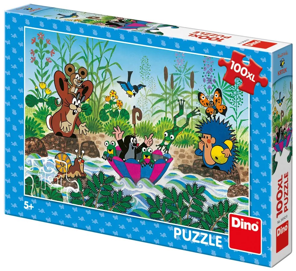 Dino Puzzle Krtečkova plavba 100 dílků
