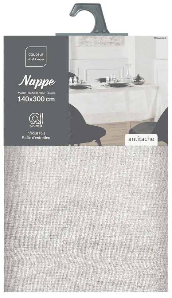 Ubrus 140x300 cm Strass – douceur d'intérieur