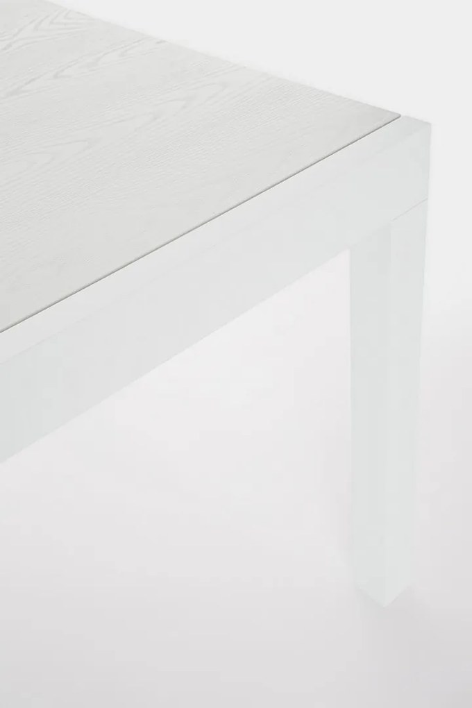 BIZZOTTO Rozkládací zahradní stůl CLIV bílý 135/270x90 cm
