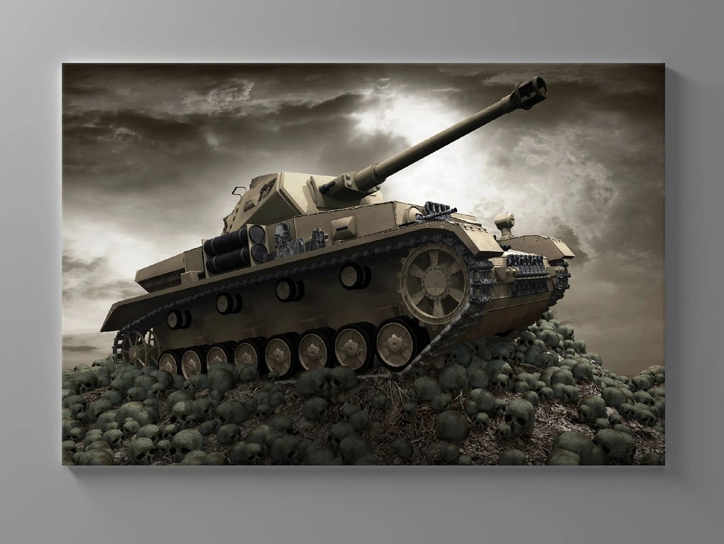 Obraz válečný tank Rozměr: 90 x 60 cm