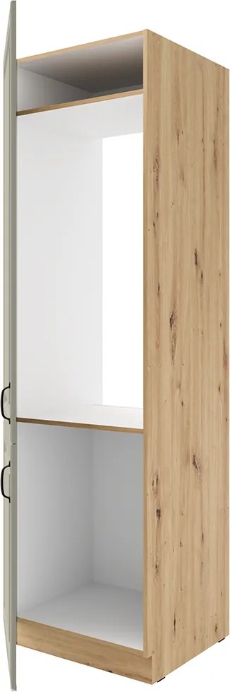 Kuchyňská linka STILO ac | 120 + 230 cm | PREMIUM BOX zásuvky | UNI dvířka | artisan/světle šedá