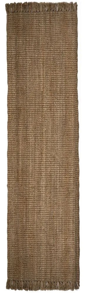 Flair Rugs, Běhoun Sarita Jute Boucle Natural, 60x230, béžová, chodba / předsíň