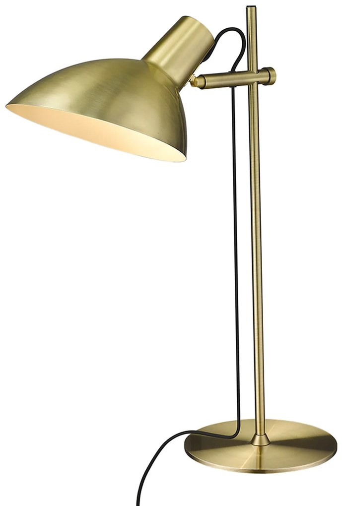 Halo Design 739172 stolní lampa Metropole, kov, mosaz, E27, 63cm