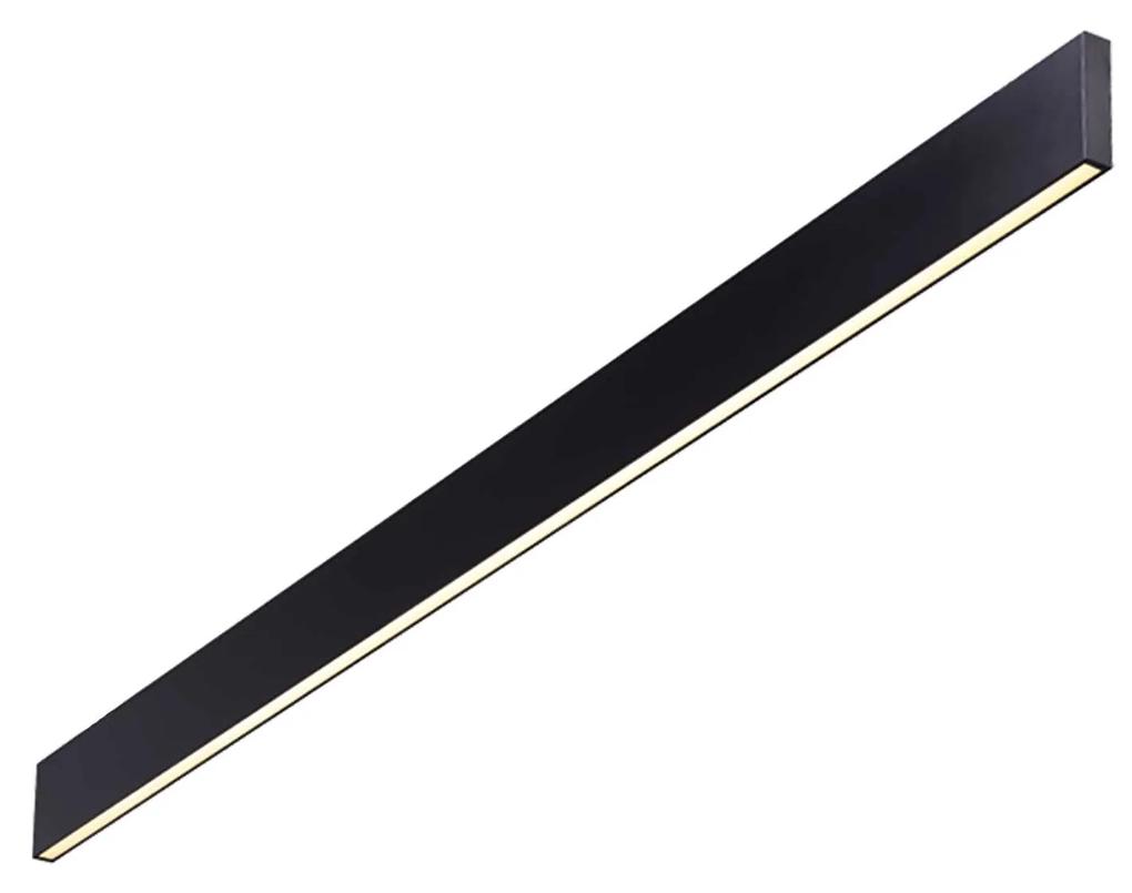 LED Nástěnné lineární svítidlo Ideal Lux Linus AP, P20 3000K 120cm Barva: Černá