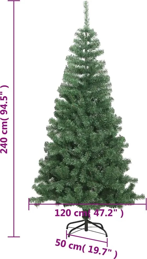 Umělý vánoční strom L 240 cm zelený 244192
