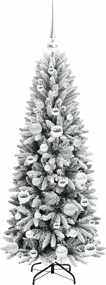 Umělý vánoční stromeček Bílá 120 cm PVC, plast, ocel a PE 3396026