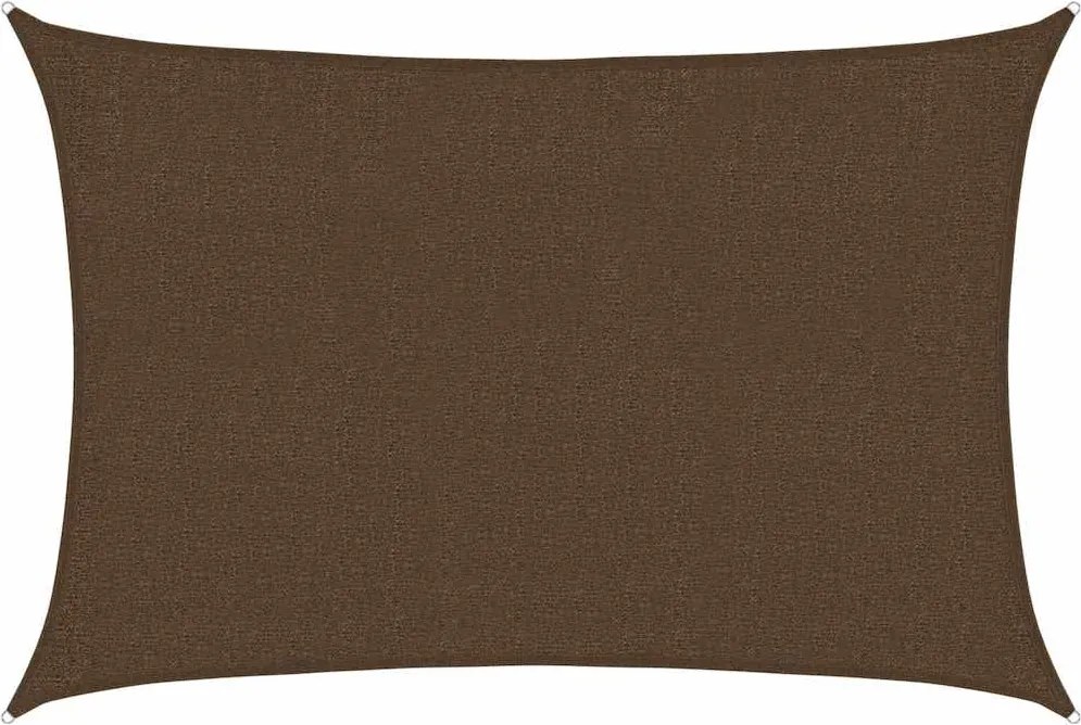 Plachta proti slunci 160 g/m² hnědá 2 x 2,5 m HDPE 311776