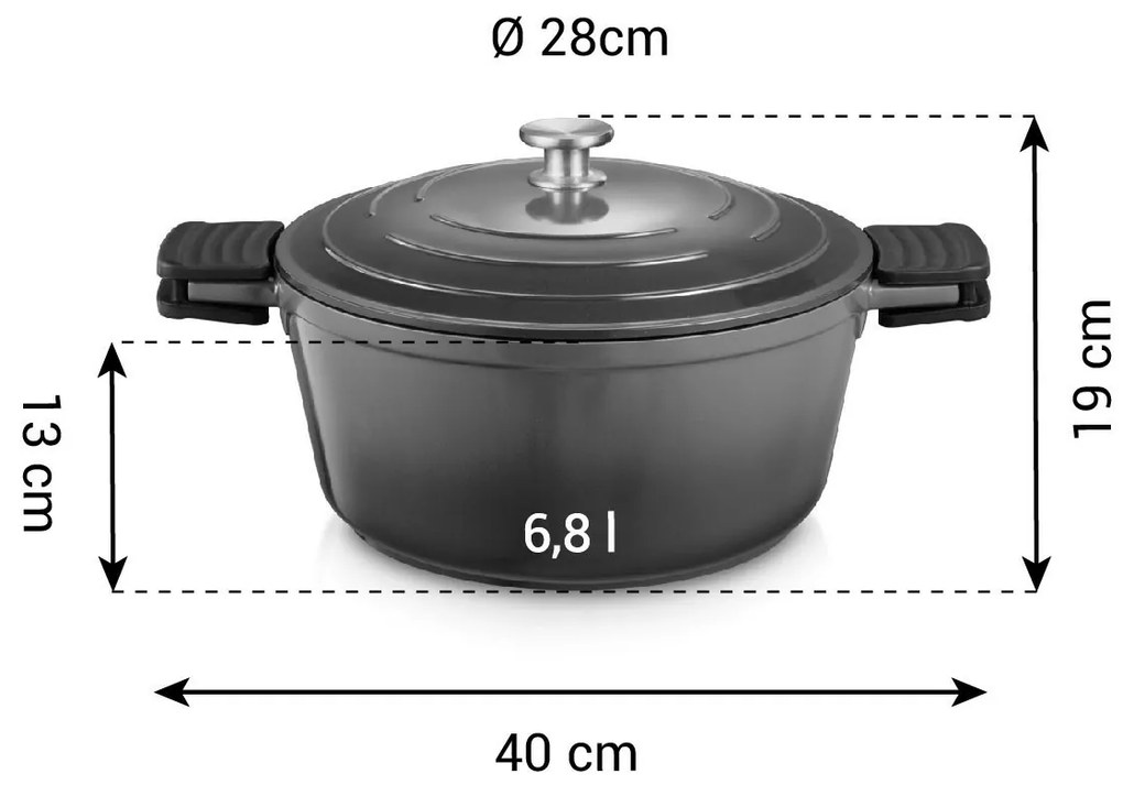 Tescoma Kastrol s poklicí BORDEAUX 28 cm, 6,8 l, 28 cm